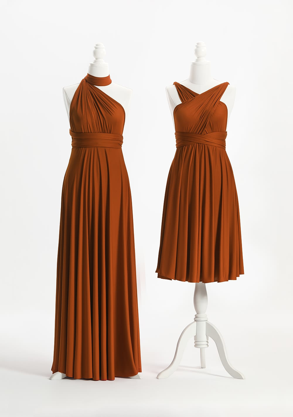 Buy Burnt Orange Infinity Dress, Multiway Dress - InfinityDress.com