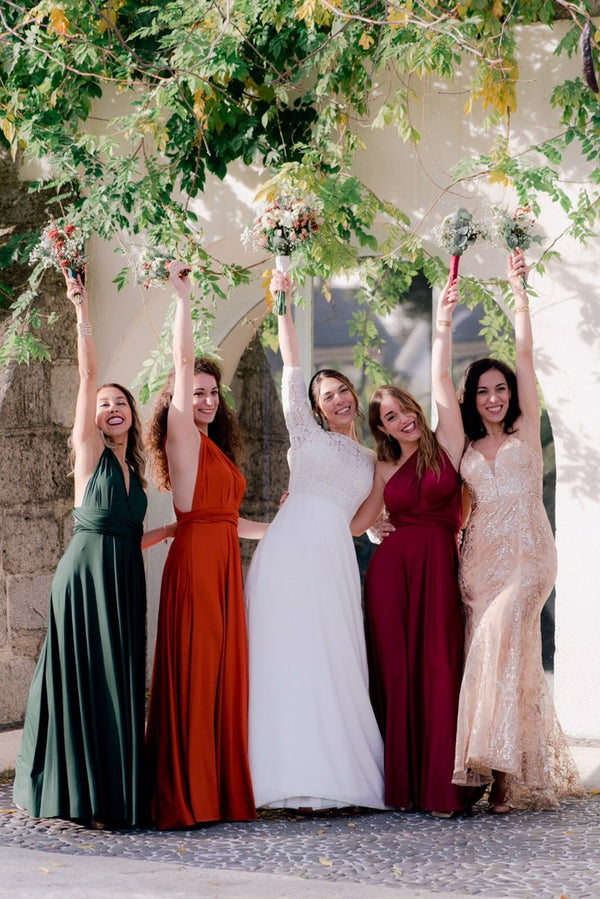 Buy Burnt Orange Infinity Dress, Multiway Dress - InfinityDress.co.uk